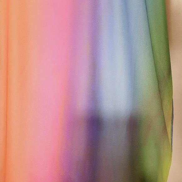 Iron Fist | Dresses | New Iron Fist Sheer Rainbow Dress Tank Top ...